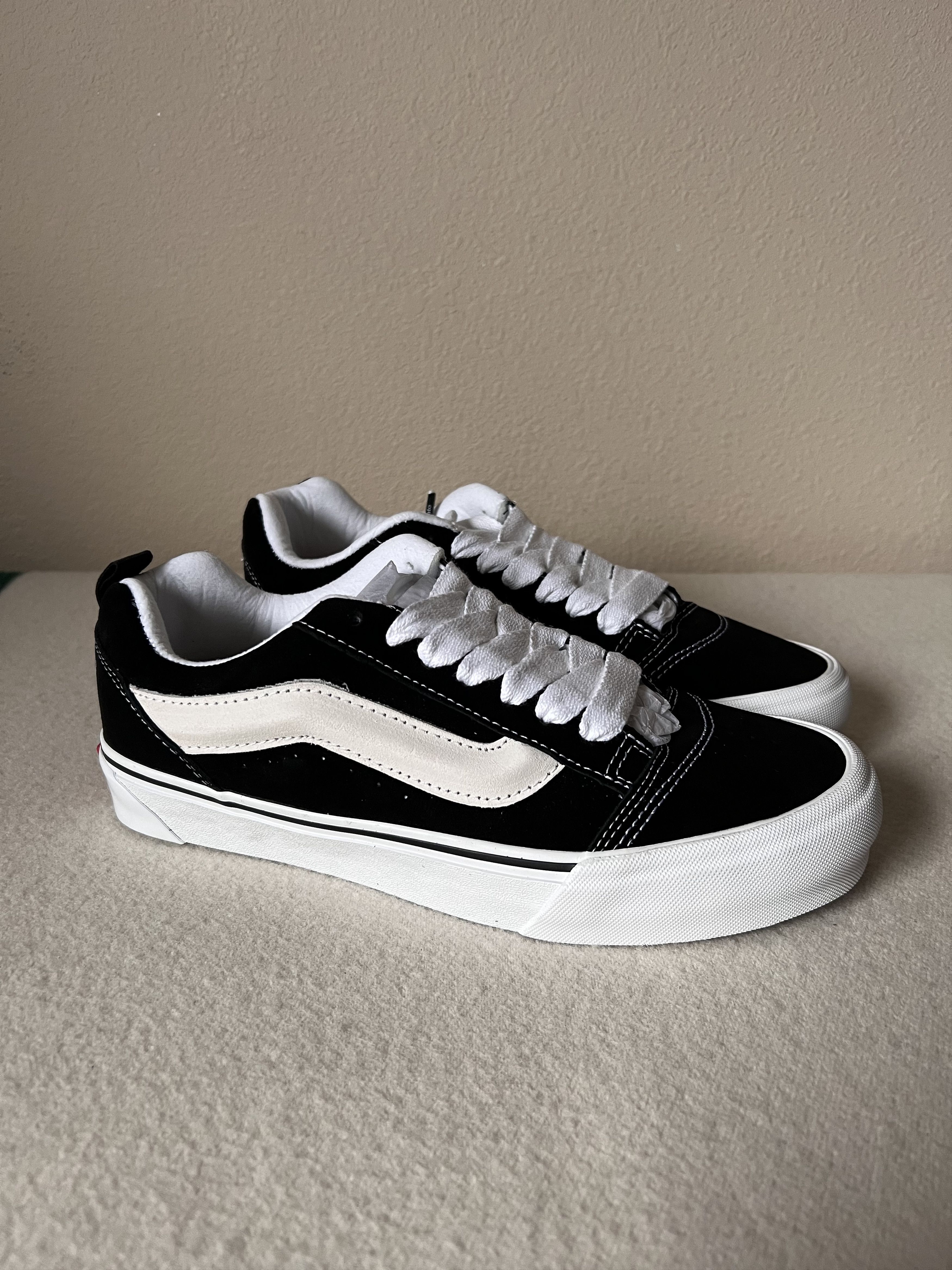 Imran Potato × Vans Imran Potato Vans Vault Knu Skool VR3 LX Black White | Grailed