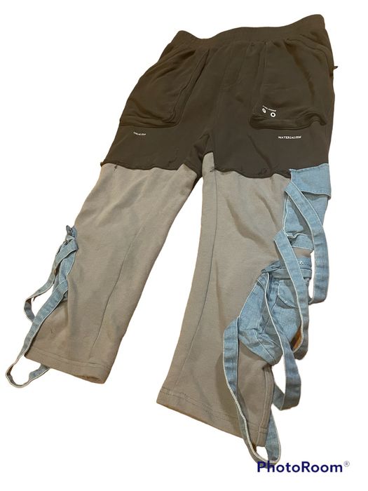 Number (N)ine *RARE* NUMBER NINE C24H CAPRI DENIM CARGO SWEATPANTS ...