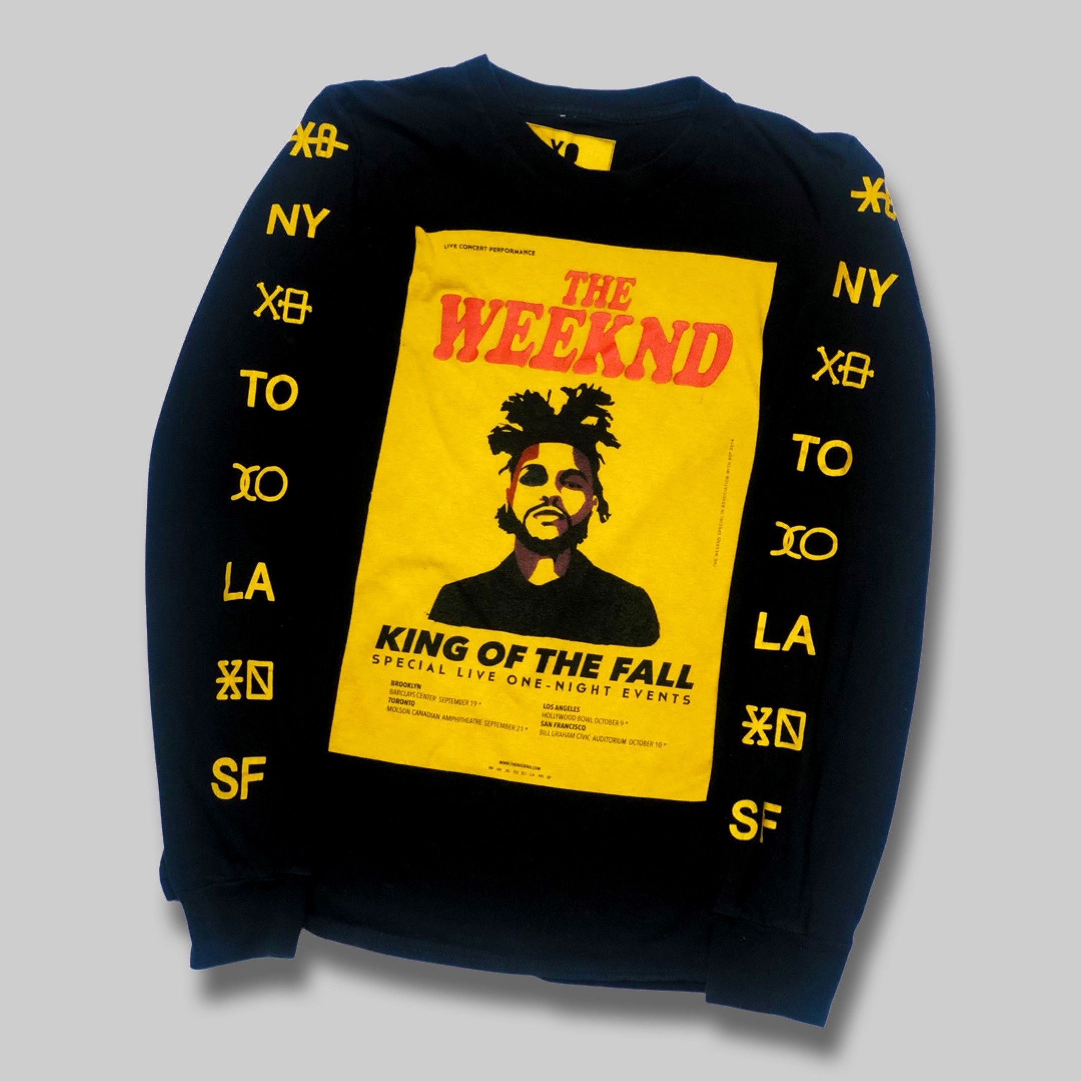 The Weeknd Official Issue XO KING OF THE FALL LONGSLEEVE | Grailed
