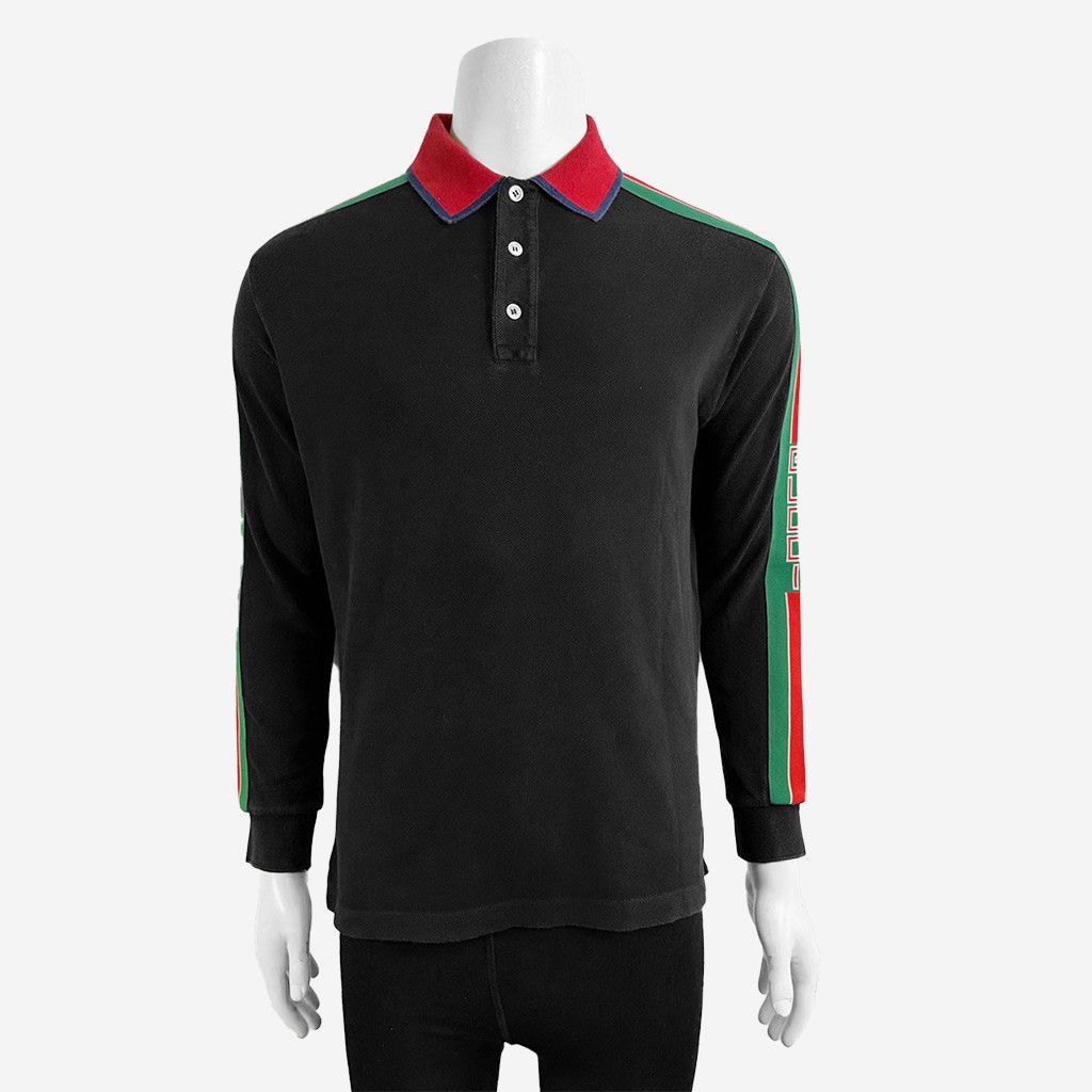 Gucci Gucci Logo Sleeves Polo (gu22100507) | Grailed