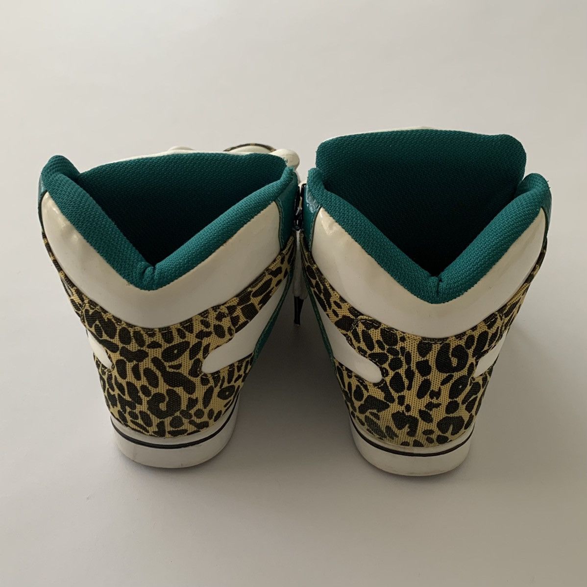 Jeremy Scott Jeremy Scott x Adidas Triple Bone Leopard Pattern Sneakers ...