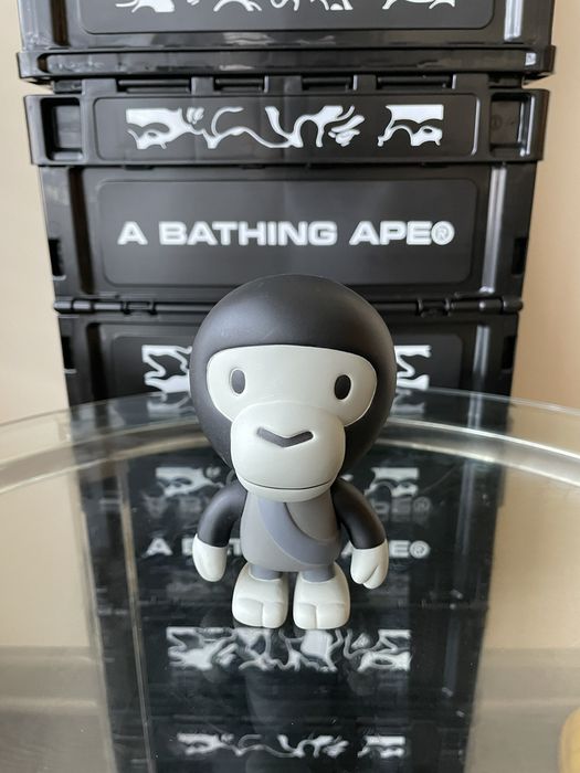 Bape BAPE PLAY Baby Milo Soldier Figure Black Grey RARE NIGO Sta | Grailed