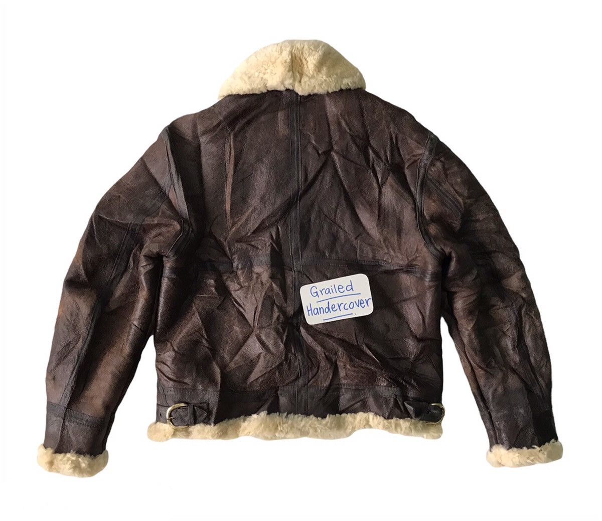 B 3 × Schott × Sheepskin Coat Vtg Schott Type B3 Leather Jacket Shearling | Grailed