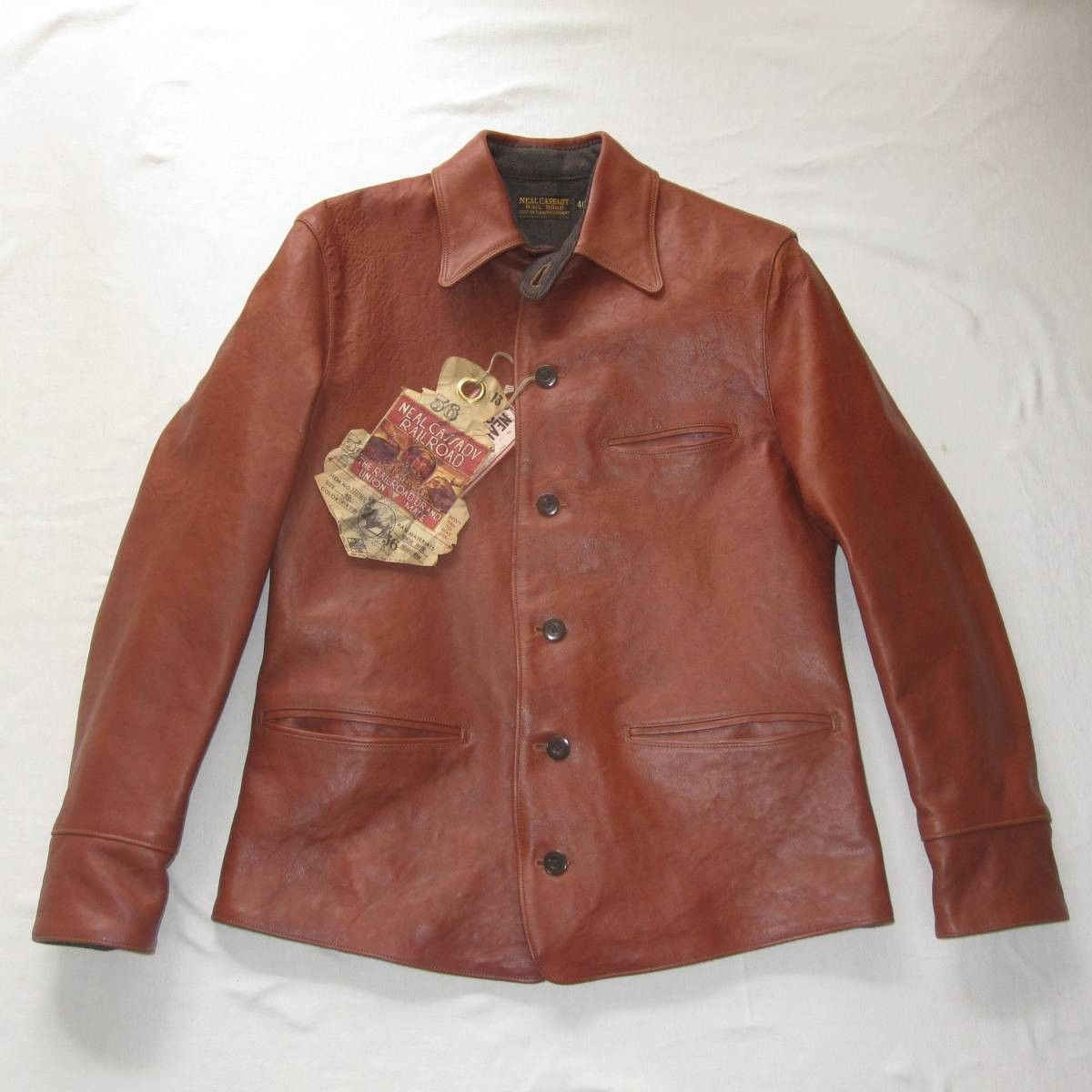 Freewheelers FREEWHEELERS "BRAKEMAN" HORSEHIDE LEATHER COAT40 New | Grailed