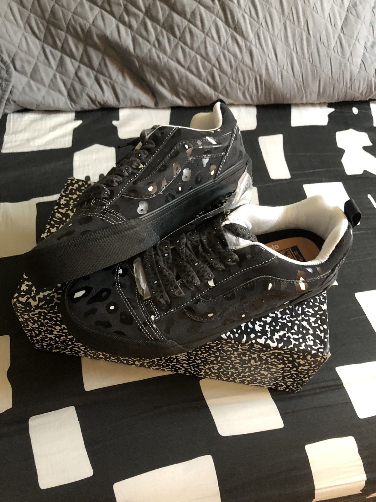 Imran Potato × Vans Imran Potato x Vans Vault UA Knu-Skool VR3 Leopard ...