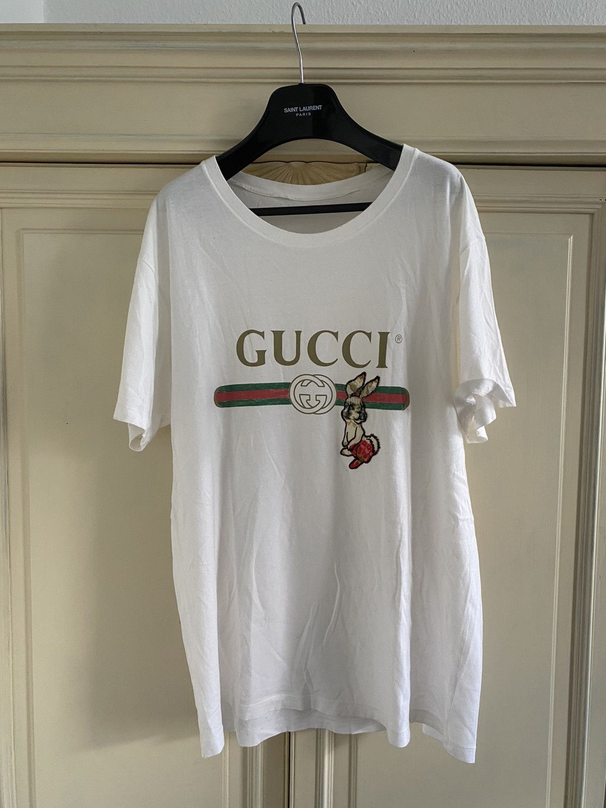 Gucci Gucci Rabbit Logo T-shirt Vintage M L | Grailed