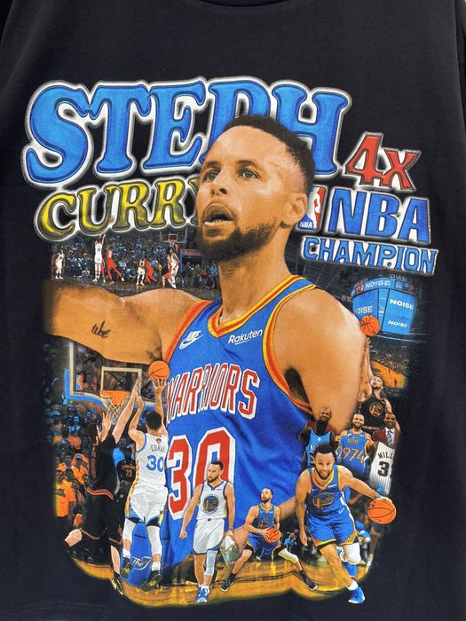 Vintage Steph Curry Marino Morwood Warriors t Shirt merch L NBA | Grailed
