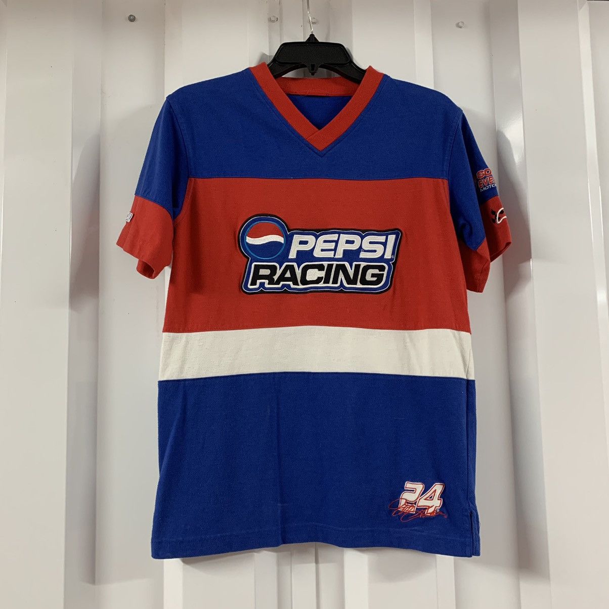 Vintage 2000’s Pepsi Racing Jeff Gordon Nascar color block T shirt ...
