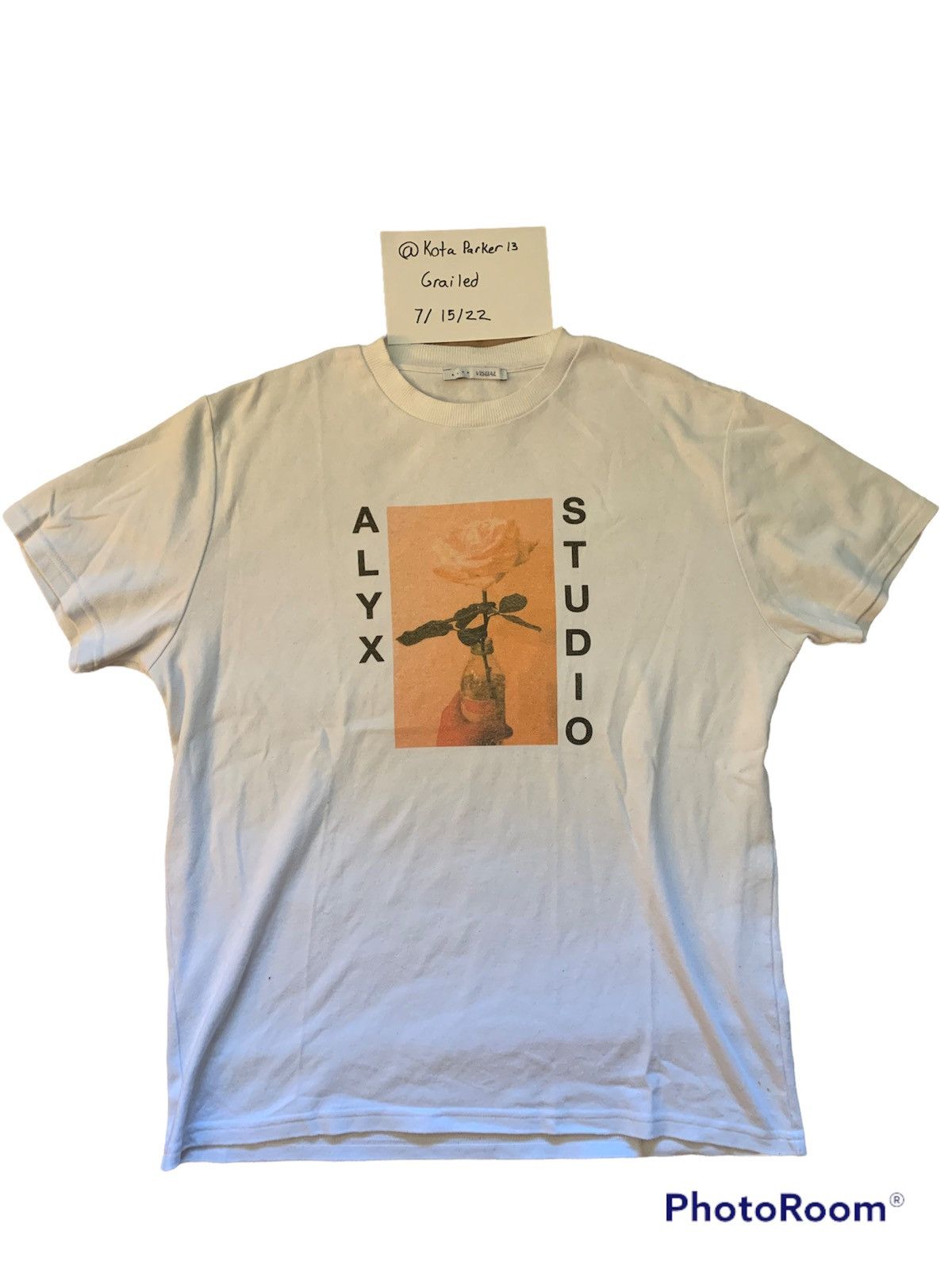 Alyx Alyx Visual Studio Rose tee | Grailed