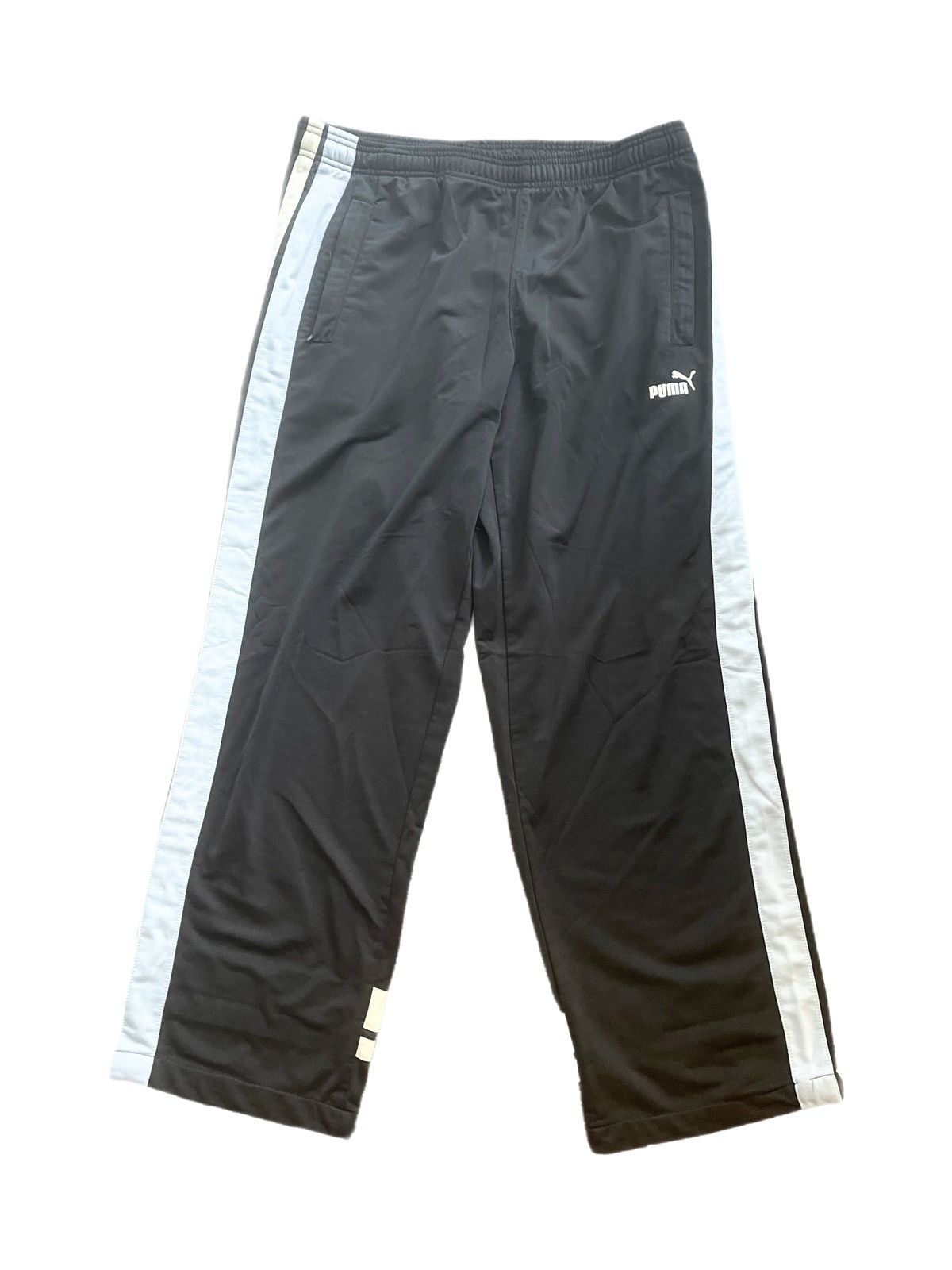 Puma Puma Striped Black Tracksuit Pants XL | Grailed