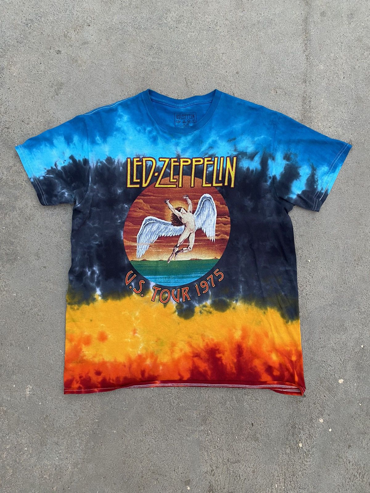 Led Zeppelin Led Zeppelin tie-dye band t shirt | Grailed