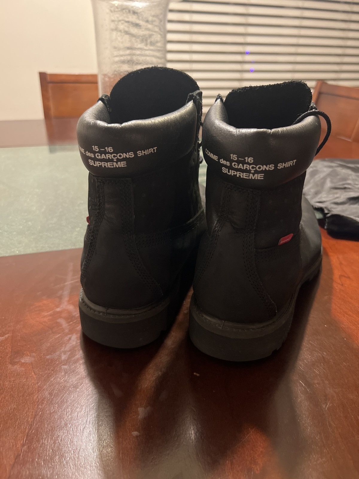 CDG × Supreme × Timberland Supreme CDG Timberlands size 10US | Grailed