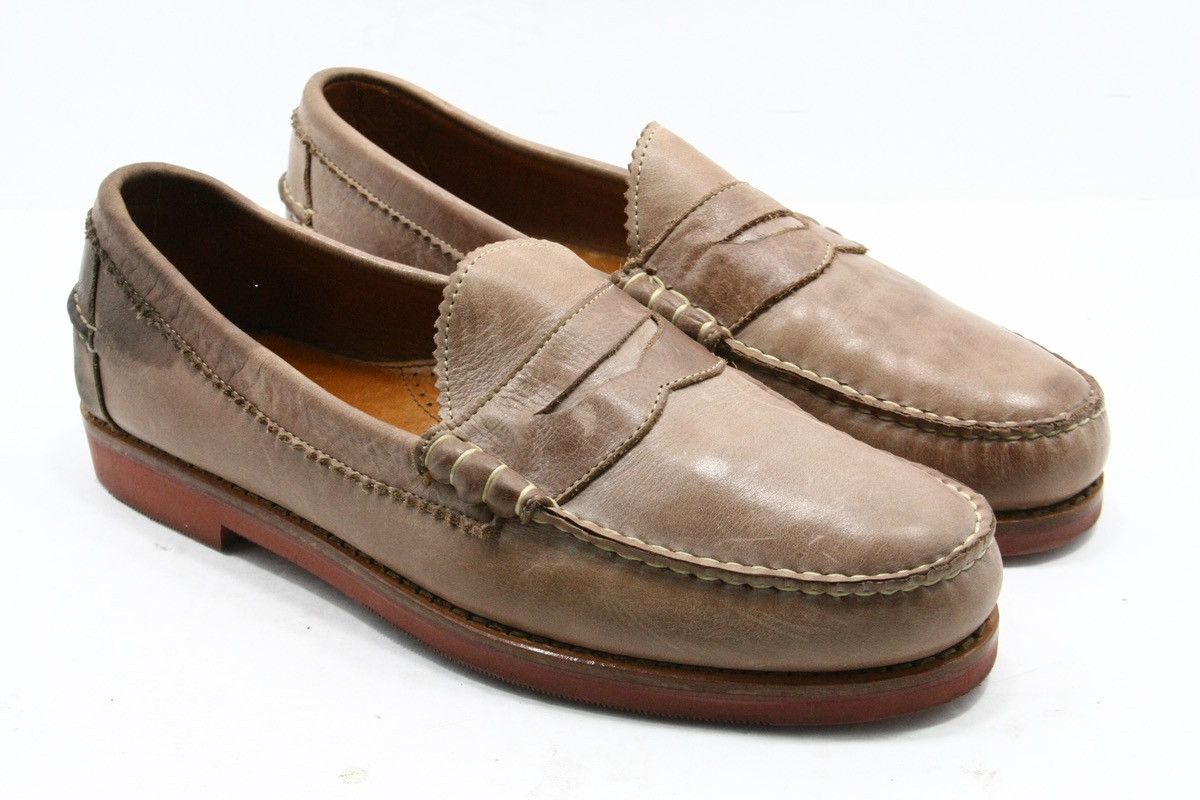 Allen Edmonds Allen Edmonds Sedona Penny Loafers Mens 11 D Tan Leather ...
