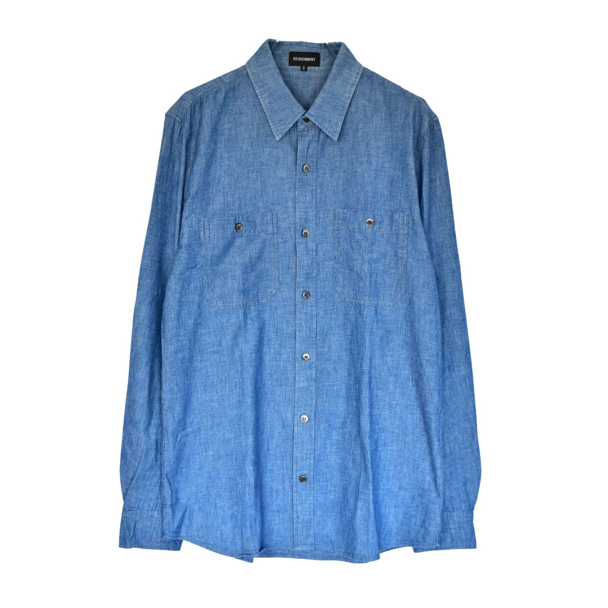 Attachment ATTACHMENT/plain denim shirt/15147 - 0804 50 | Grailed