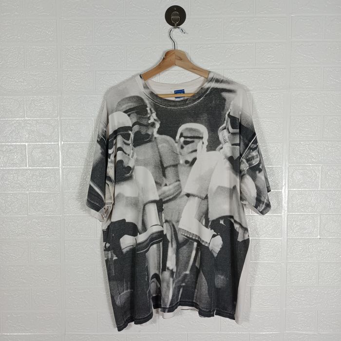 Vintage VINTAGE STAR WARS STORMTROOPER T-SHIRT | Grailed