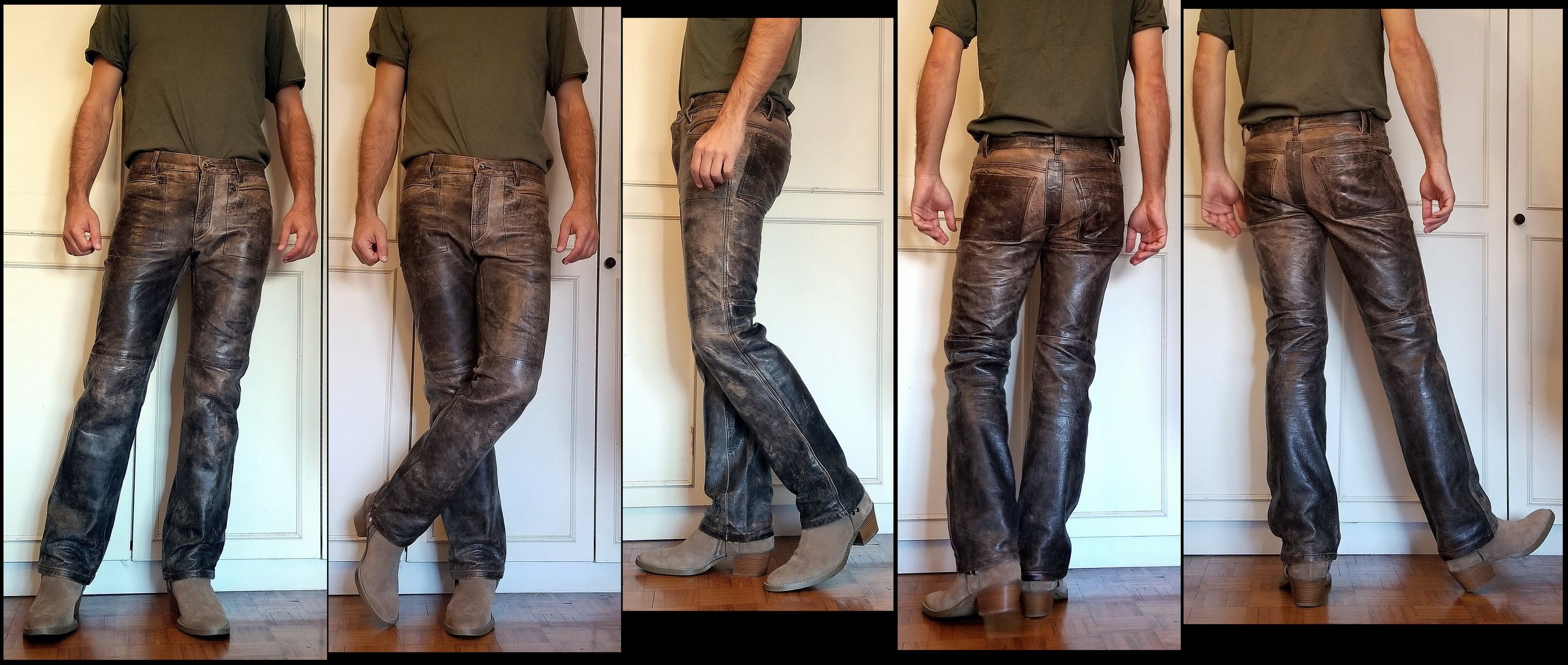 Diesel Diesel Style Lab Leather Pants Trousers | Grailed