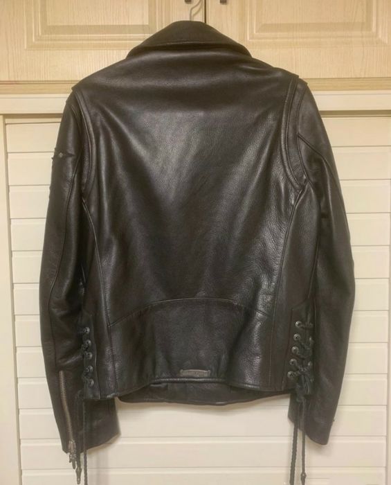 Vintage vintage chrome hearts leather jacket | Grailed