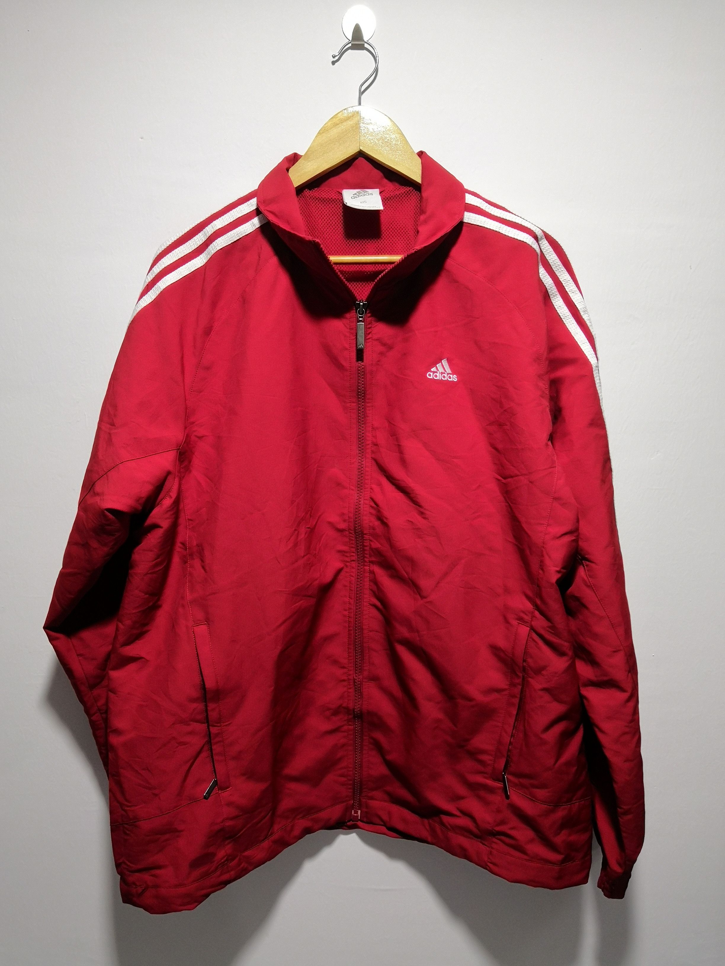 Adidas Adidas Adi Dassler Signature Zipper Jacket Red | Grailed