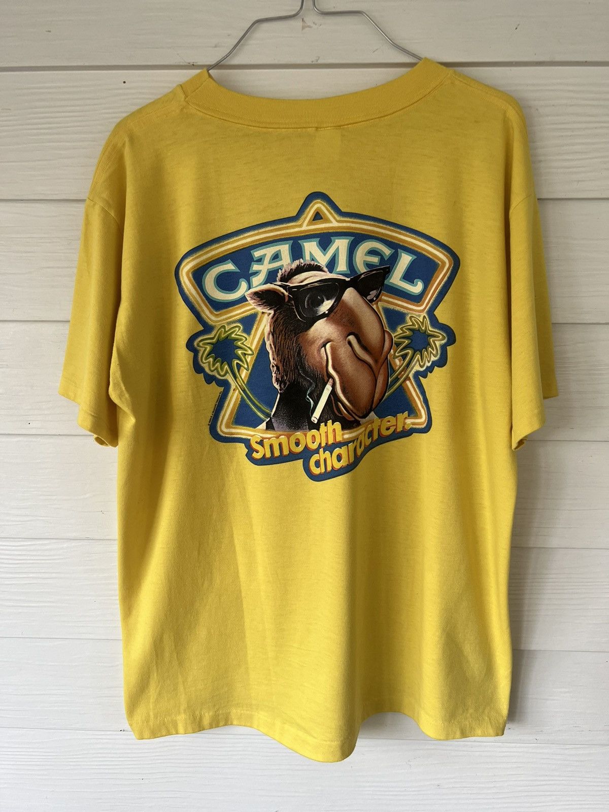 Vintage 1989 camel cigarettes “smooth character” tee | Grailed