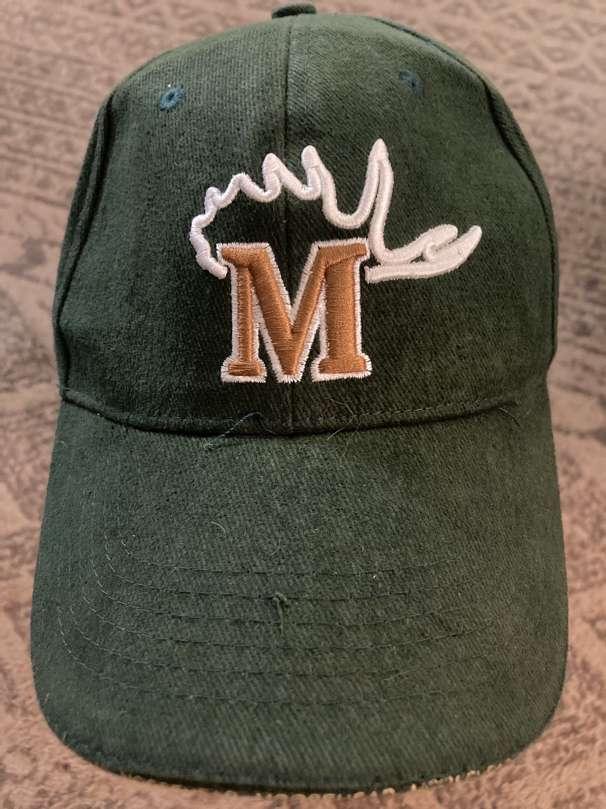 Dad Hat × Hat × Trucker Hat MOOSEHEAD Green Hat Cap Green Moose Head ...