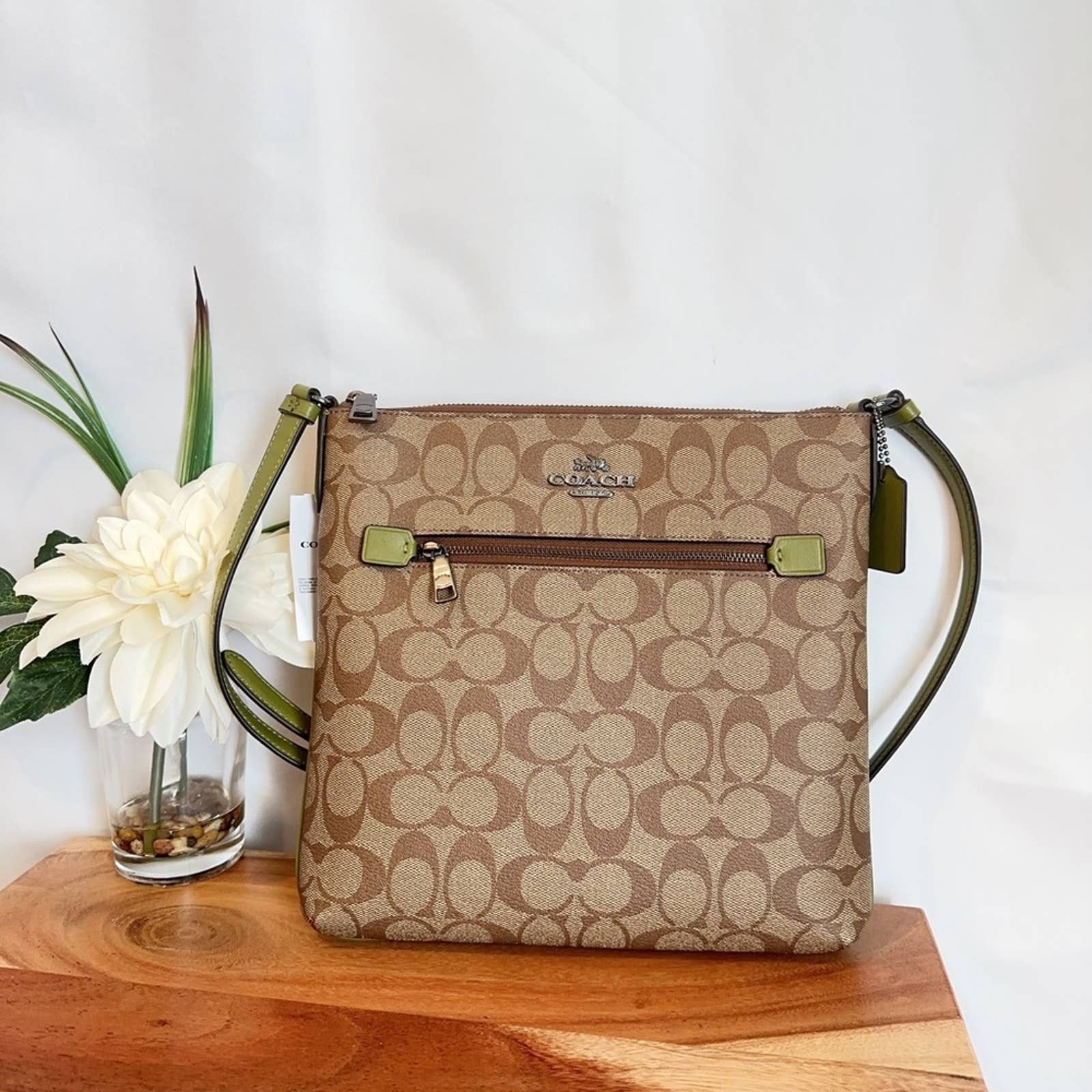 Coach NWT Coach Rowan File Crossbody Bag In Signature Canvas | Grailed