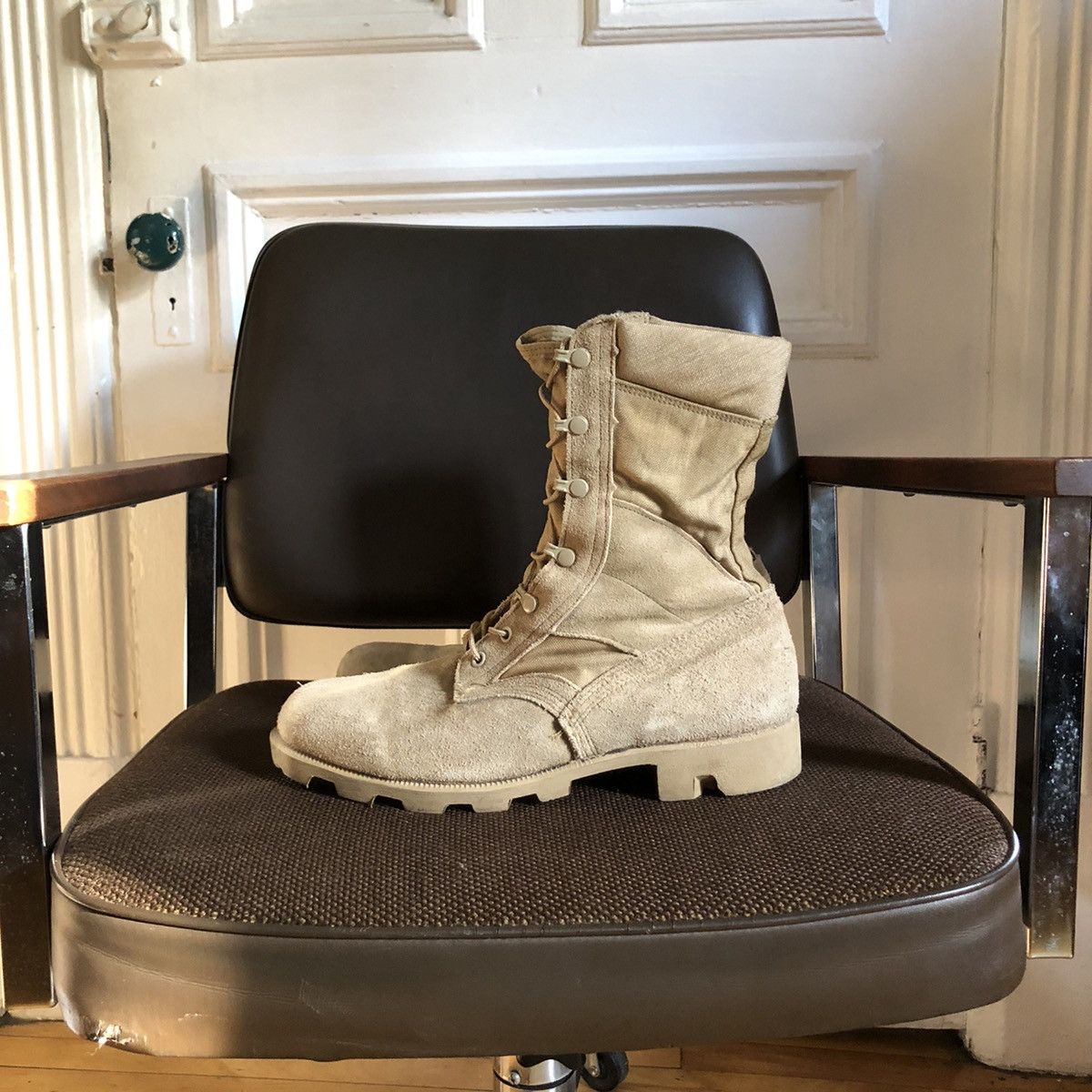 Other Sand Military Boots | Grailed