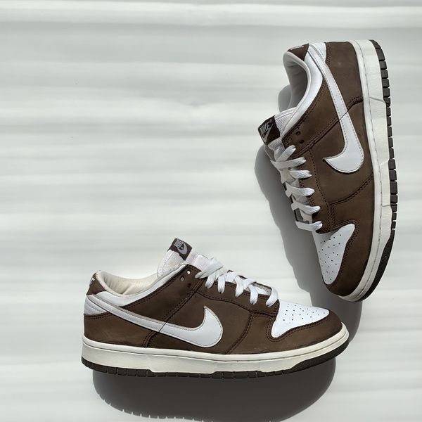 Nike 2004 Nike Dunk Low White Baroque Brown | Grailed