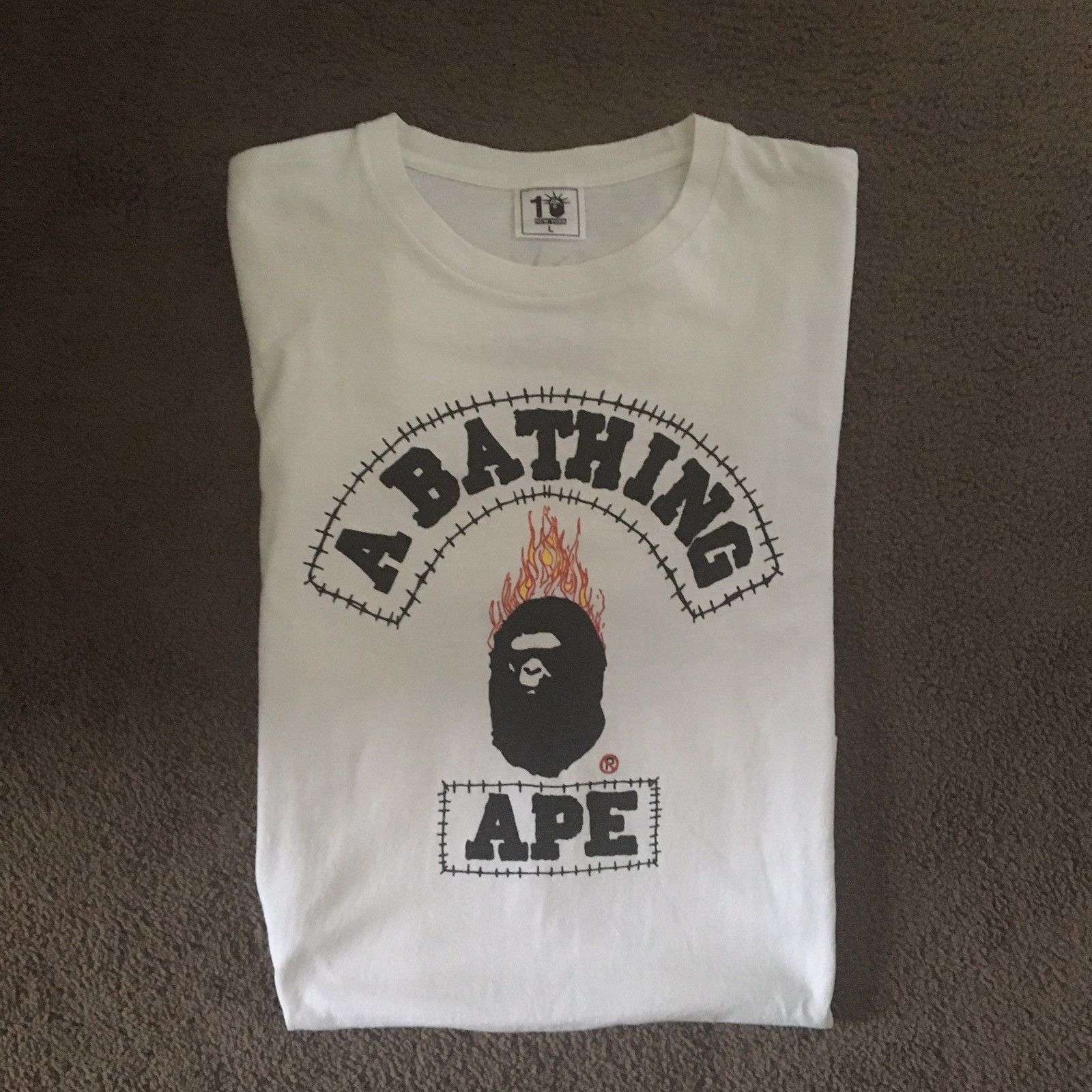 Bape A Bathing Ape X Travis Scott 10th Anniversary | Grailed