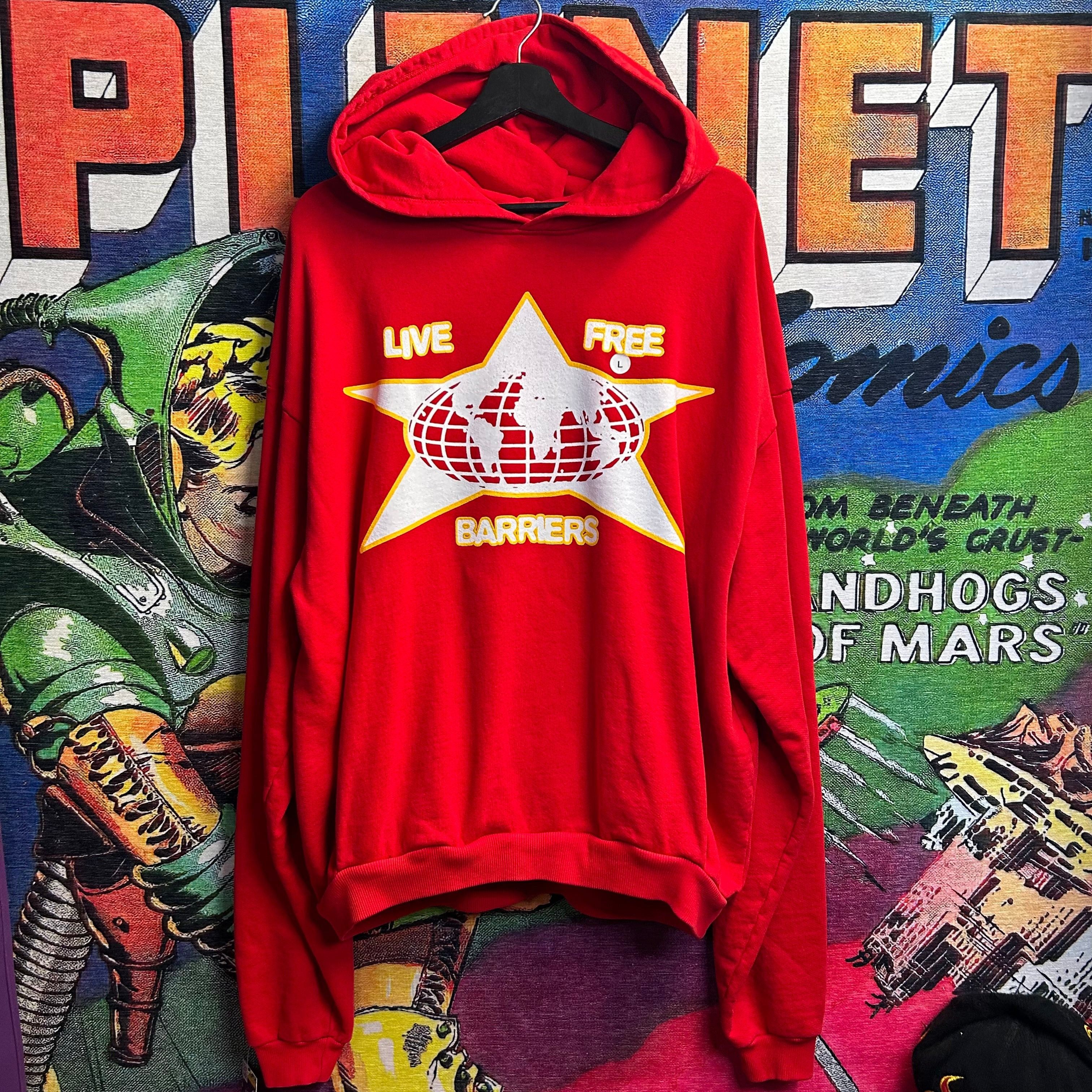 Barriers Brand New Barriers World Hoodie Size Large | Grailed