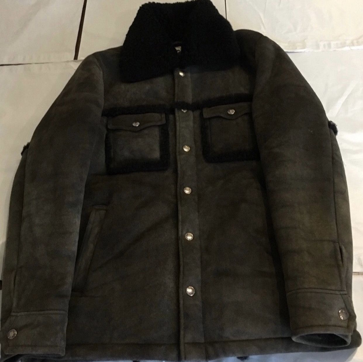 Bape Bape sheepskin heavy coat fur lined jacket | Grailed