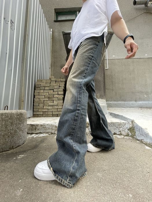 Vintage Vintage Japanese Flare Jeans Kurt Style | Grailed