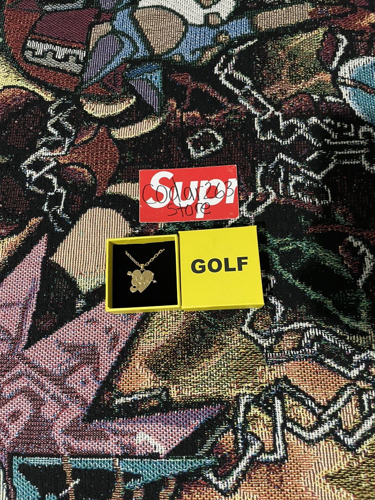 Golf Wang × Tyler The Creator GOLF Wang Cupid Pendant Necklace Tyler ...