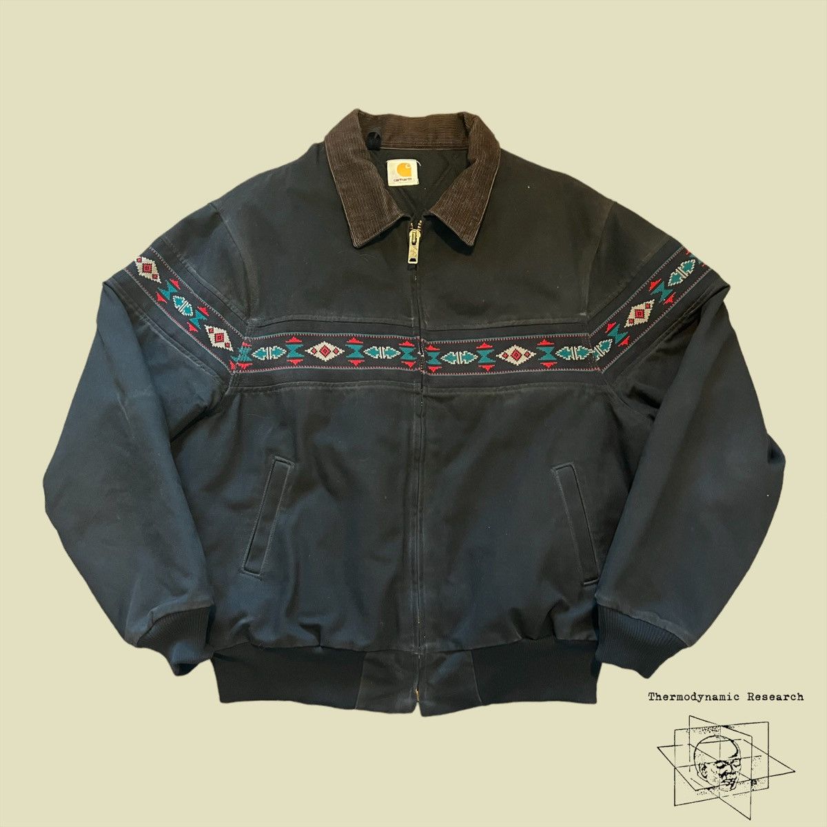 Carhartt Vintage Carhartt Aztec Jacket- 1990s Quilted | Grailed