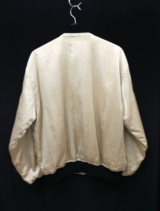 Fiorucci Vintage Satin Bombers Jacket Varsity Silver Gold Vintage | Grailed
