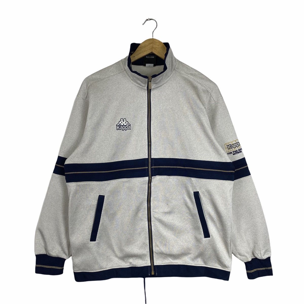 Vintage VINTAGE KAPPA SMALL LOGO SPORTSWEAR ZIPPER SWEATER | Grailed