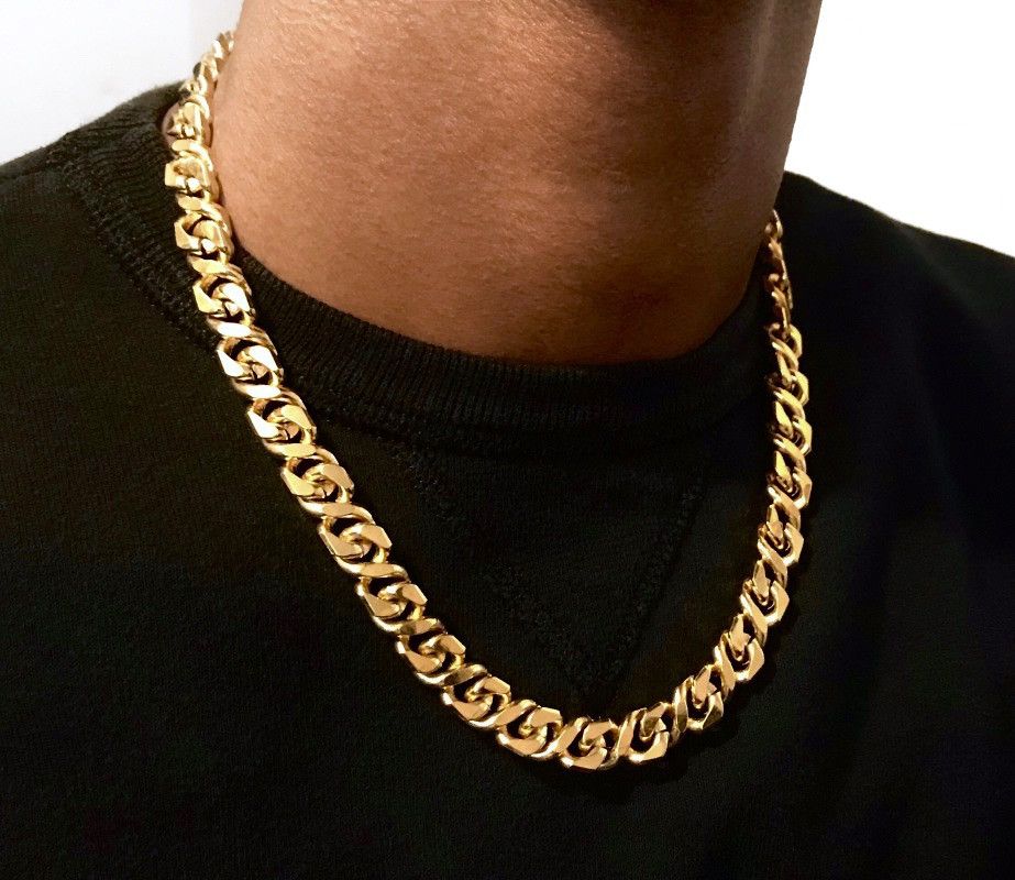 Givenchy RARE GIVENCHY CUBAN LINK 90s GOLD CHAIN VINTAGE NECKLACE | Grailed