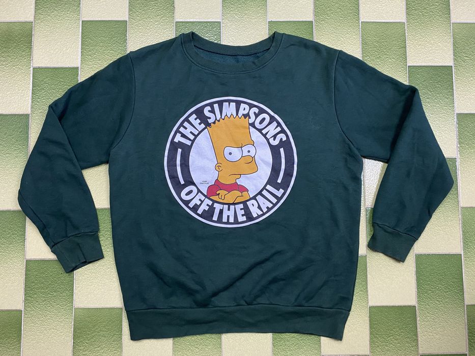 The Simpsons The Simpsons Off The Rail Sweatshirt Bart Simpson Pullover ...