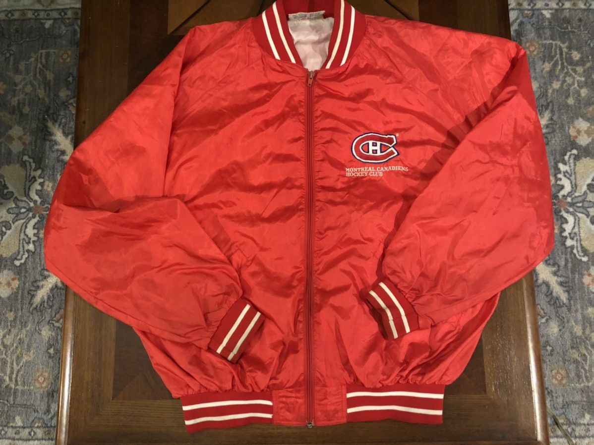 NHL × Streetwear × Vintage Vintage NHL Tag Montreal Canadiens Sating ...