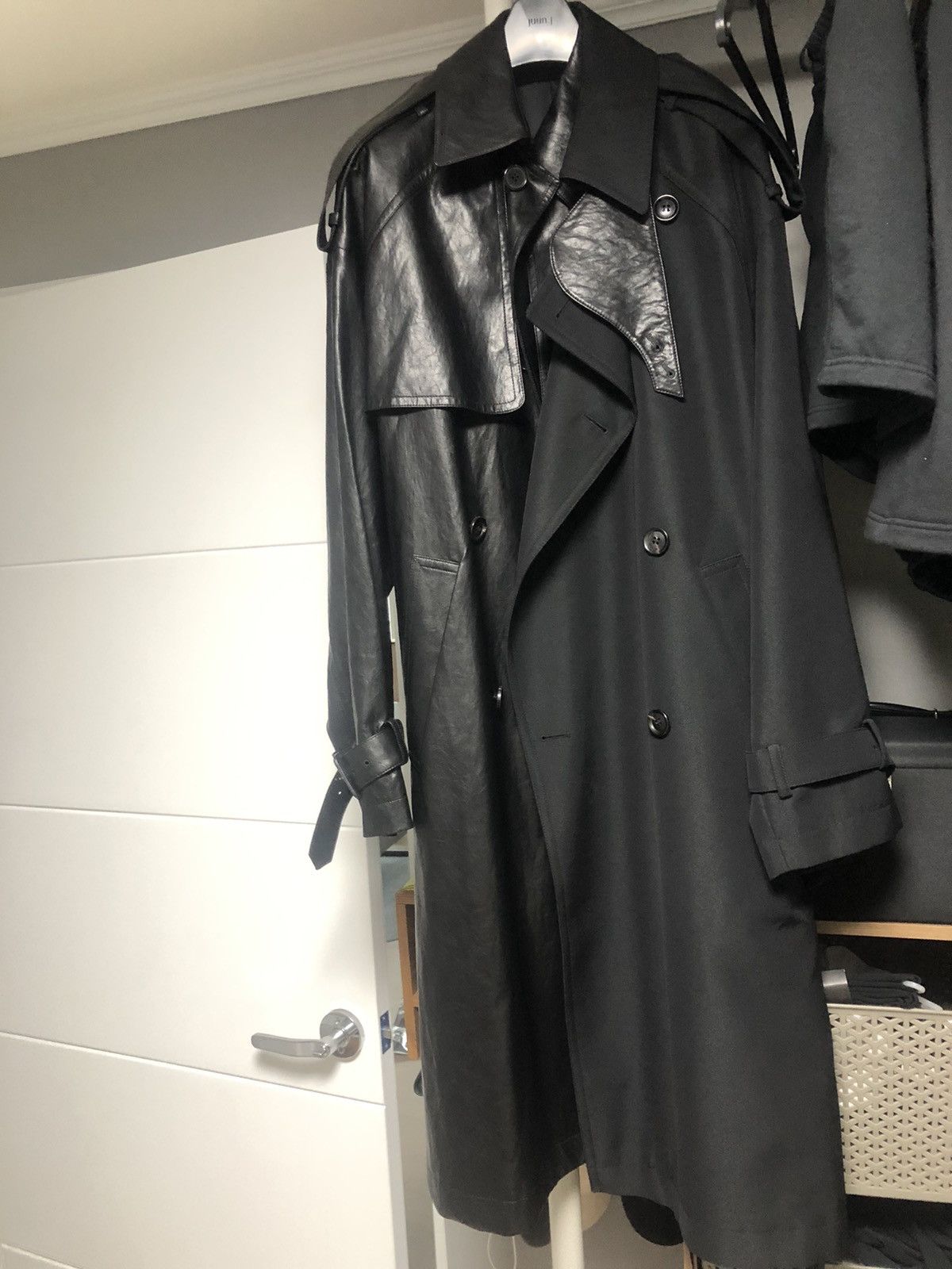 Juun.J juun.j limited collection leather trench coat | Grailed