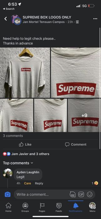 Supreme Rare Authentic 90's OG Supreme Bogo Box Logo Tee | Grailed