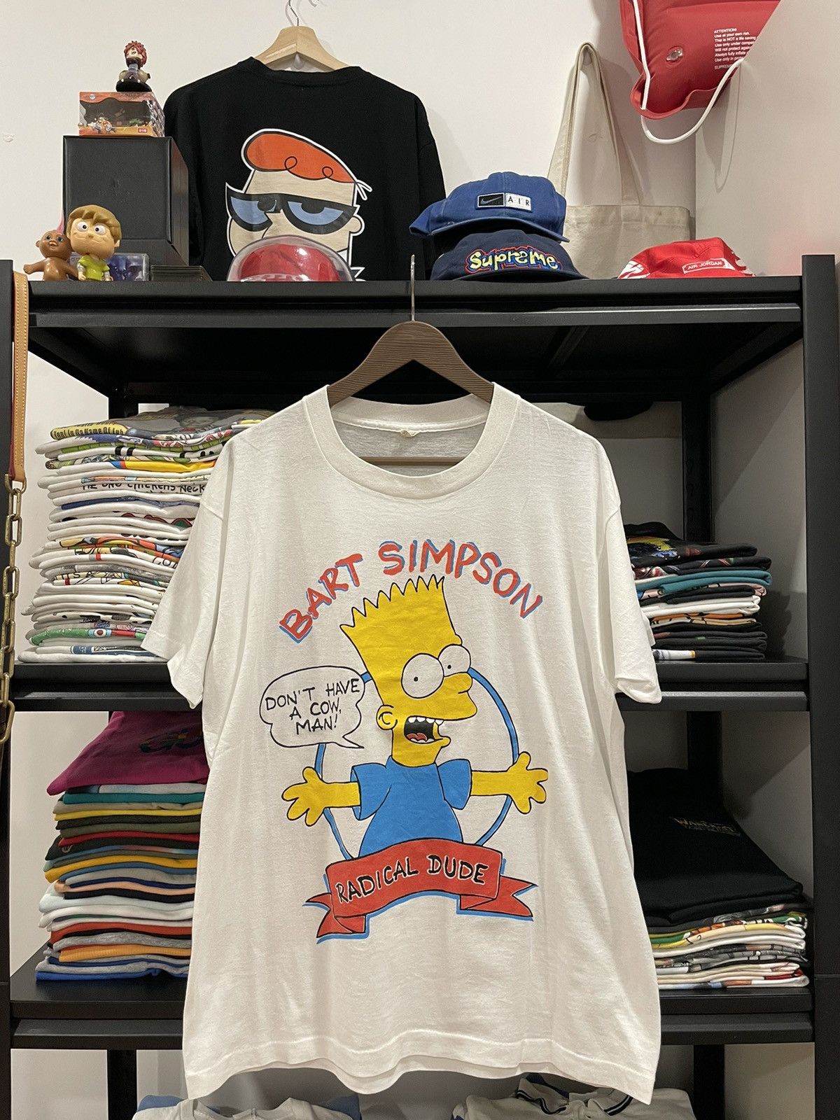 The Simpsons × Vintage 80s Bart Simpson "I dont have a Cow Man!" | Grailed