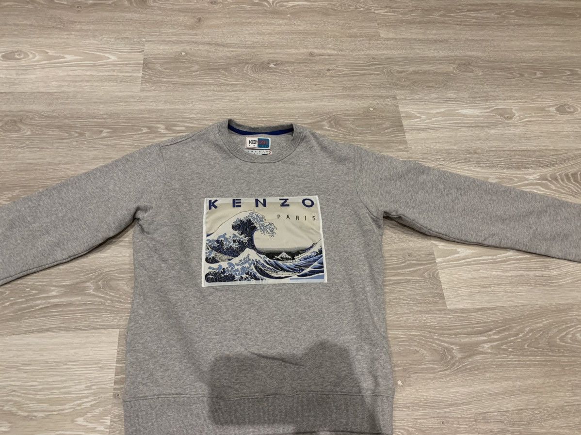 Kenzo Kenzo Hokusai Wave sweatshirt | Grailed