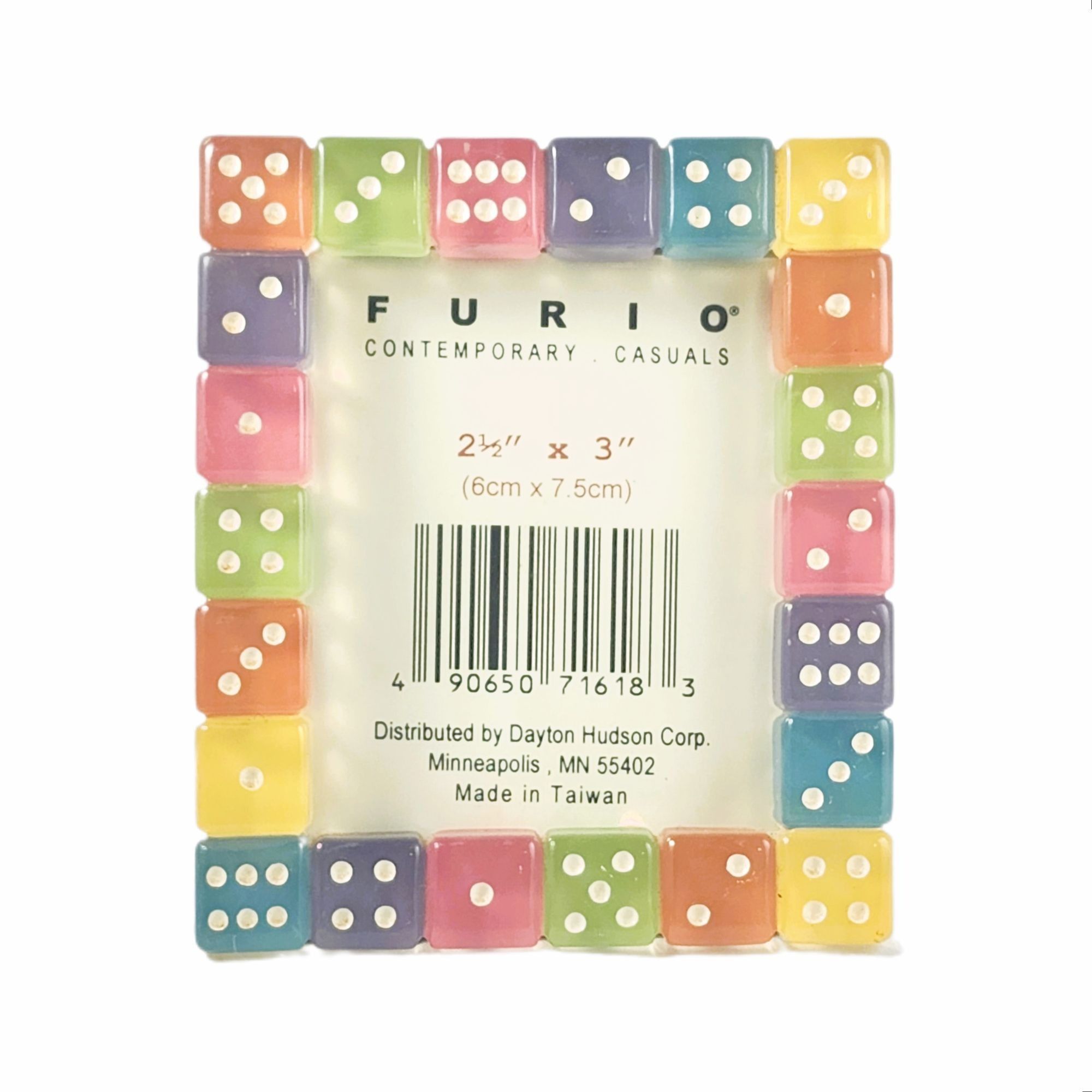 Vintage Vintage 90s Y2K Dice Picture Frame Mini Pastel Nerd Desk | Grailed