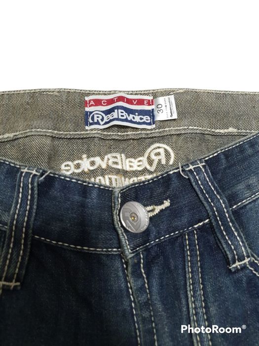 Japanese Brand Realbvoice painter wording jeans | Grailed