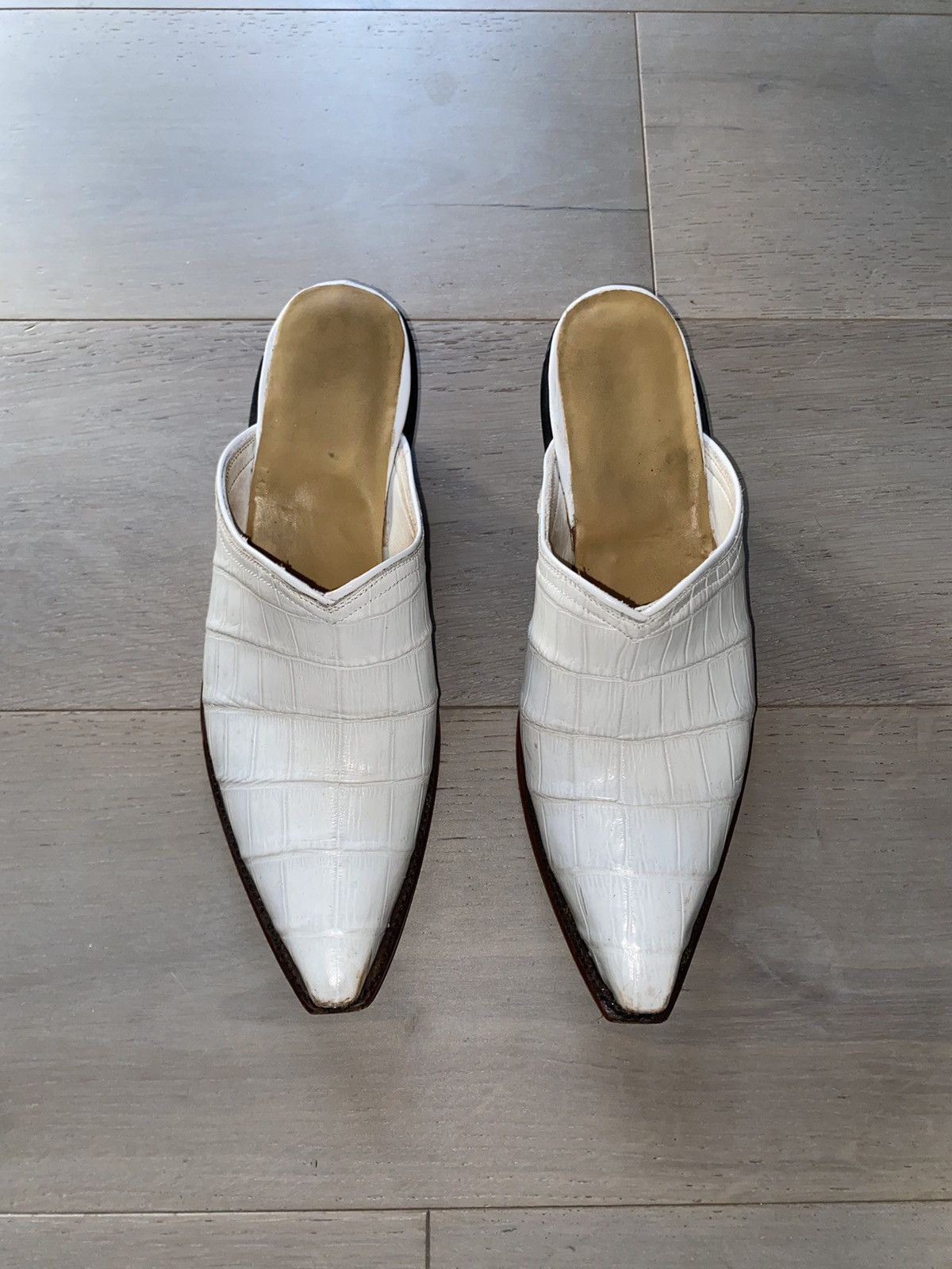 Designer Back at the Ranch Hand Made Crocadile Mule | Grailed