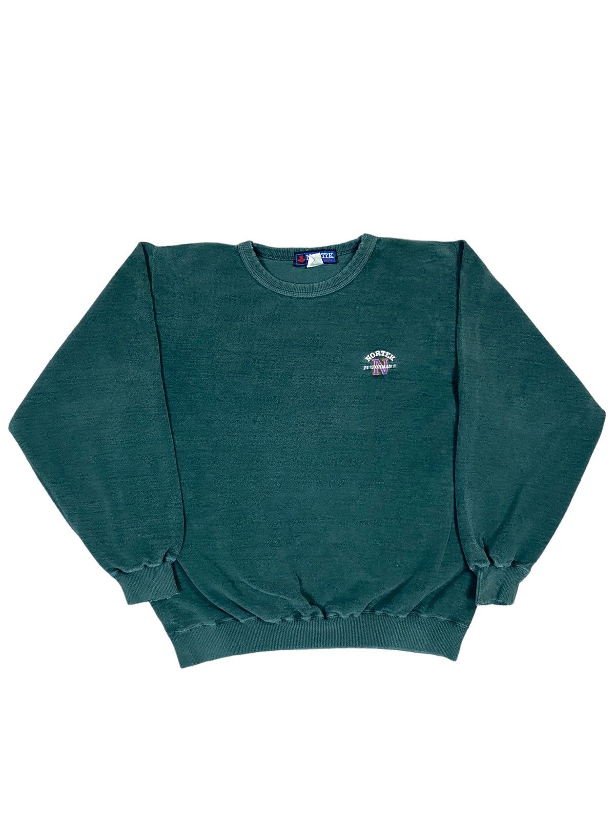 Vintage Vintage 1990s NorTek small logo inside out style crewneck | Grailed