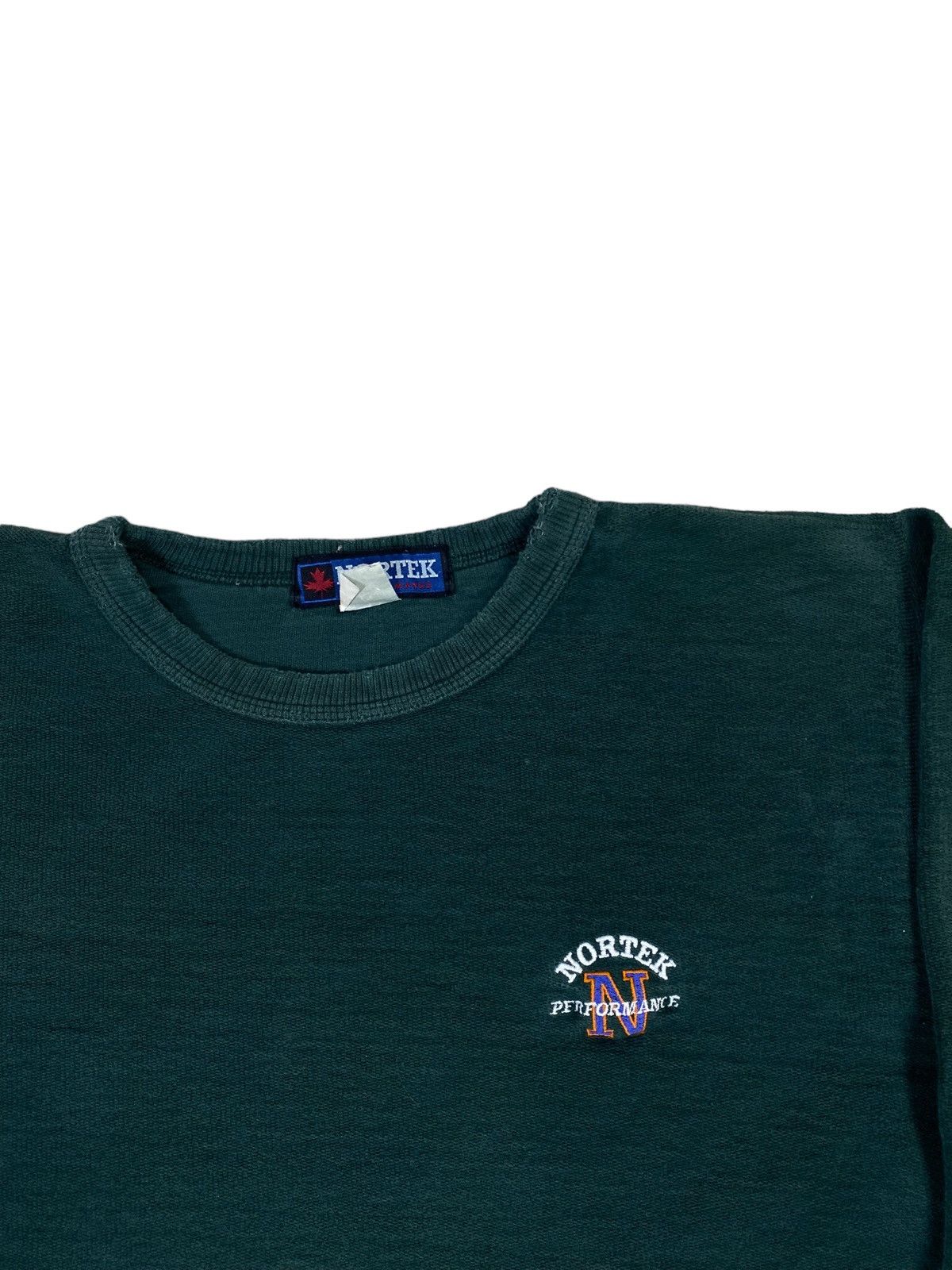 Vintage Vintage 1990s NorTek small logo inside out style crewneck | Grailed