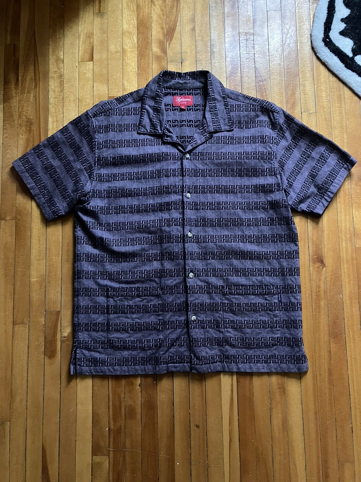Supreme Supreme key pattern button up | Grailed