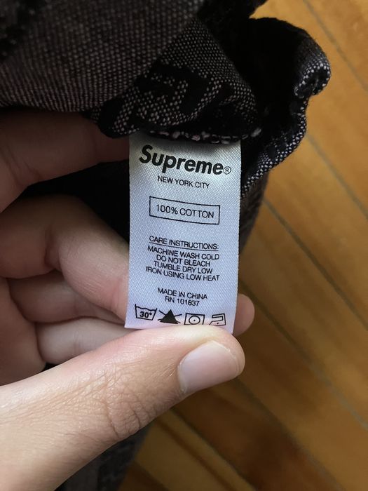 Supreme Supreme key pattern button up | Grailed