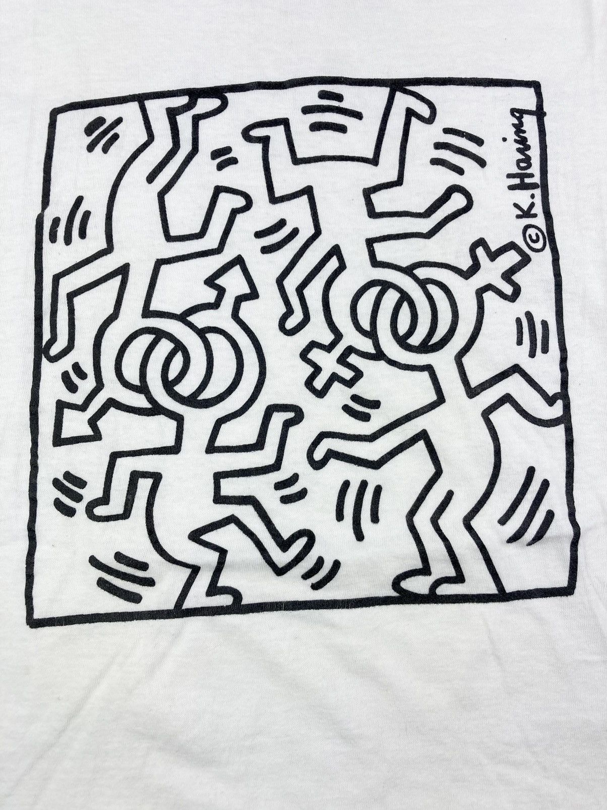 Keith Haring RARE Vintage Original 1986 Keith Haring Art T-Shirt | Grailed